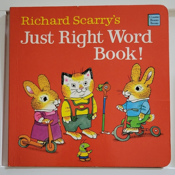 Classic Board Books | Toys | Richard Scarrys Learning Book Just Right ...